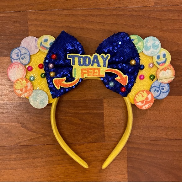 None | Accessories | Disney Inside Out Yellow Emotion Theme Park Ears ...